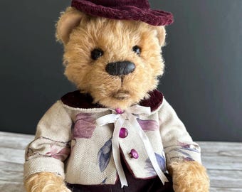 OOAK, 7" Handmade OOAK Teddy Bear | Unique Art Doll | Custom Stuffed ...