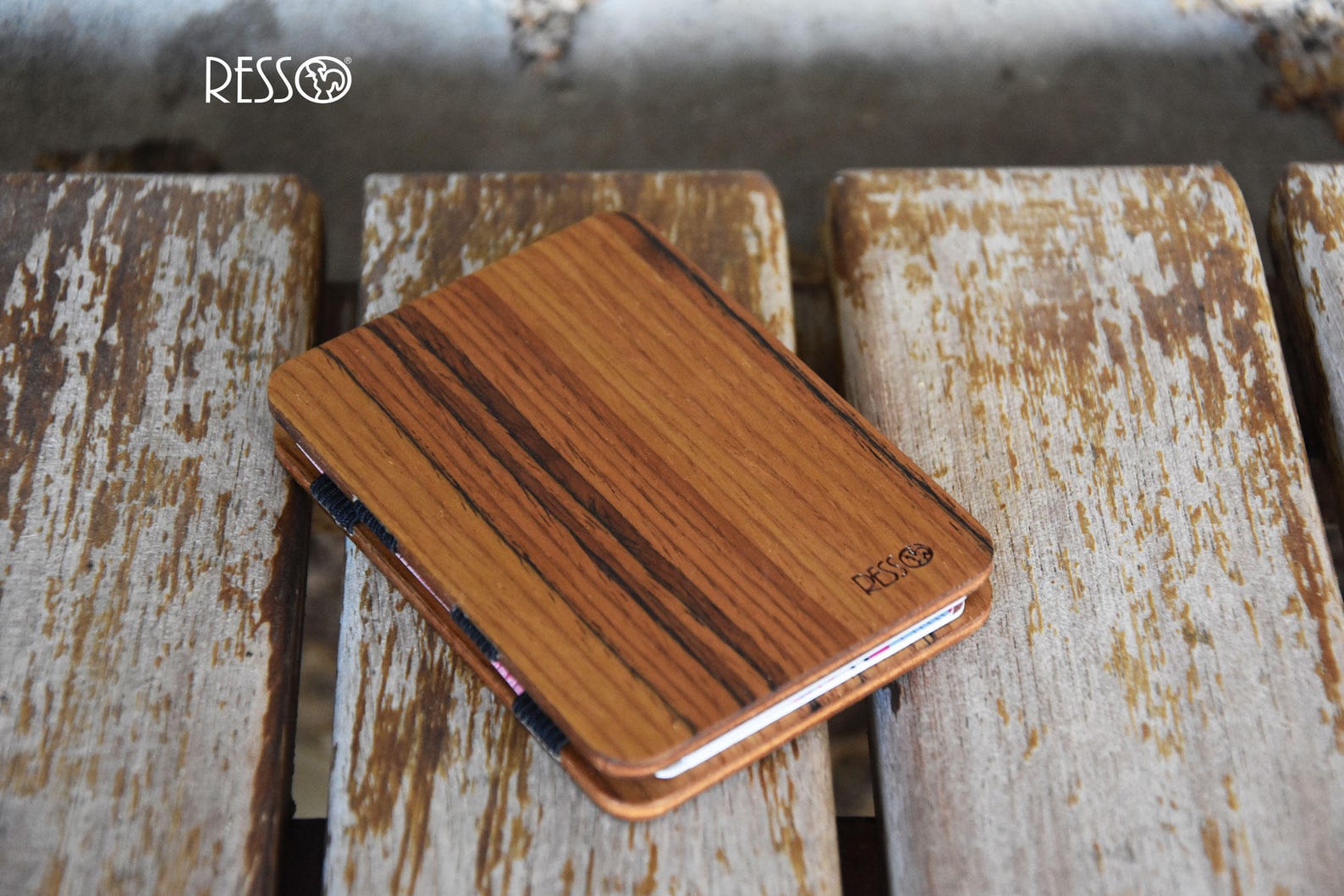 Wooden Wallet, Credit Card Wallet, Women's and Men's Wallet, Slim ...