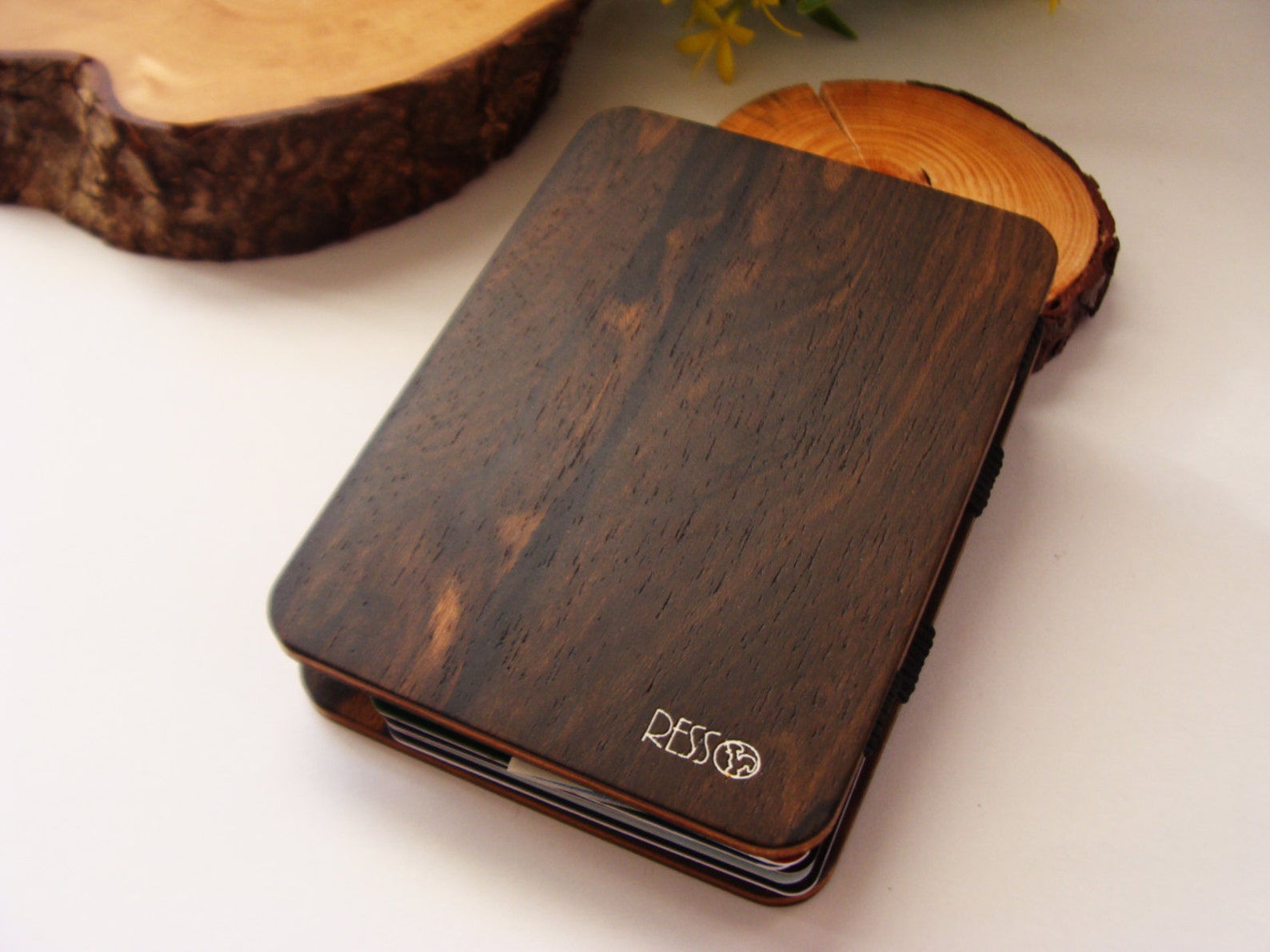 Wooden Wallet, Credit Card Wallet, Women's and Men's Wallet, Slim ...