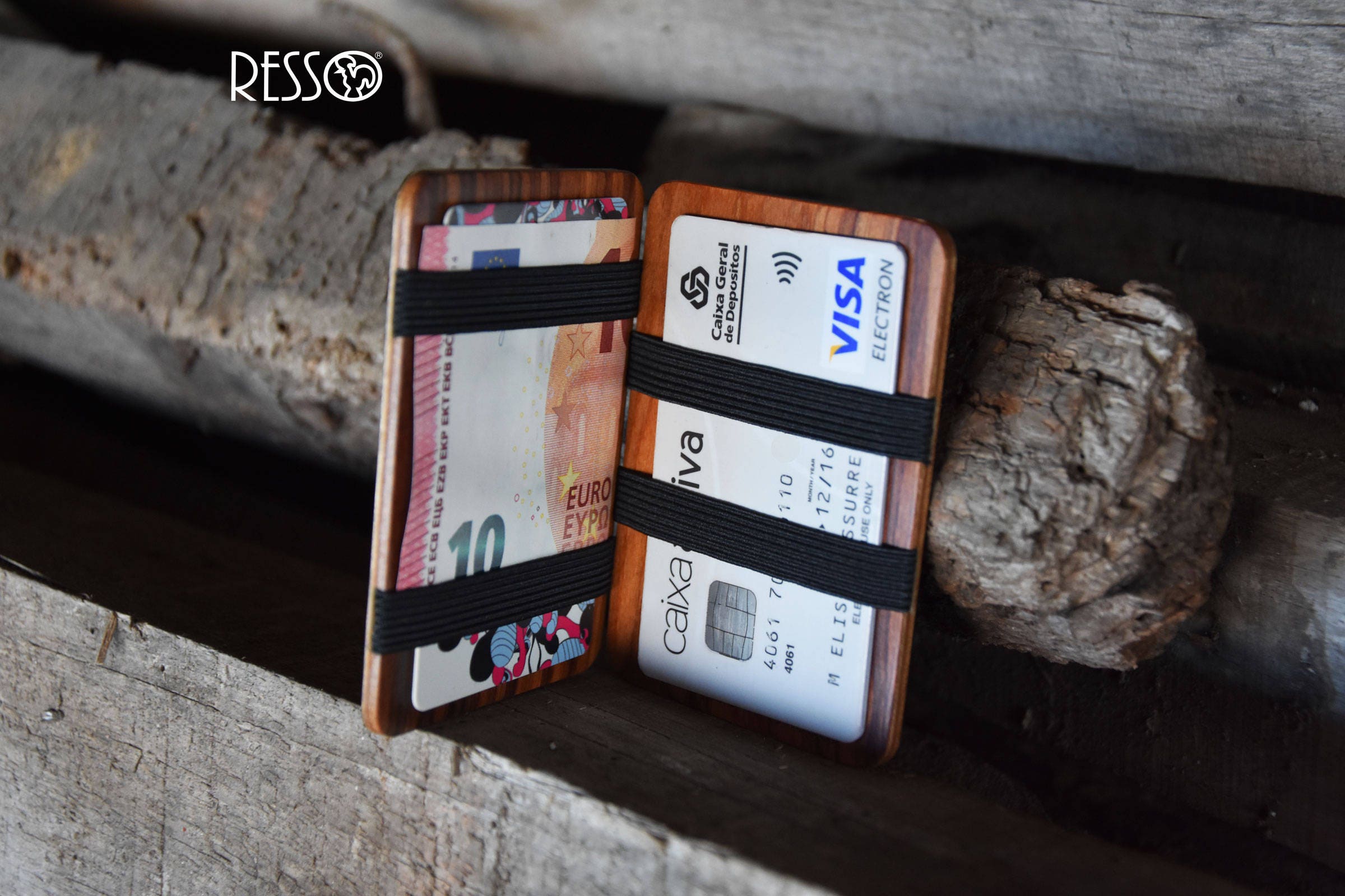 Wooden Wallet, Credit Card Wallet, Men's Wallet, Slim Wallet, Modern ...