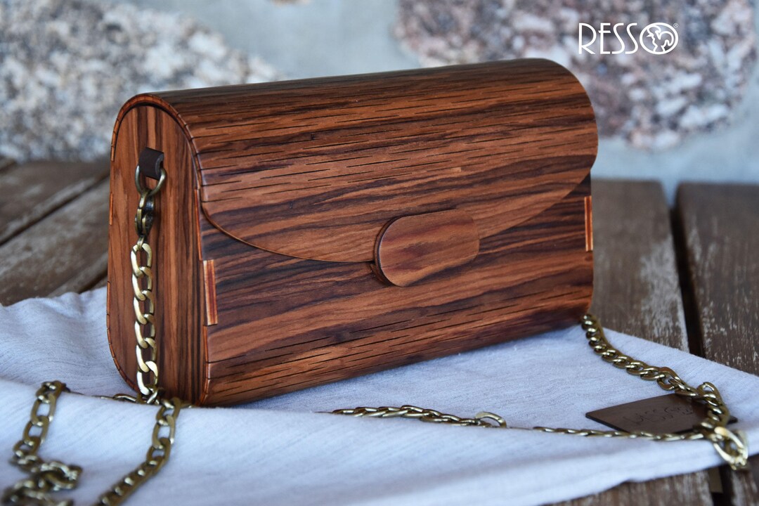 Wooden Bag, Woman Bag, Wooden Clutch Bag, Eco Friendly Wooden Bag ...