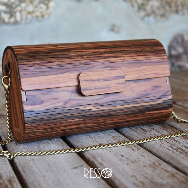 Wood Clutch - Etsy