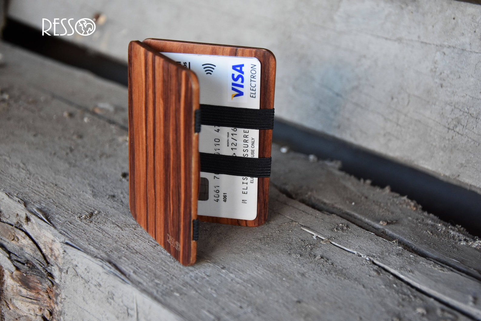 Wooden Wallet Credit Card Wallet Men's Wallet Slim - Etsy