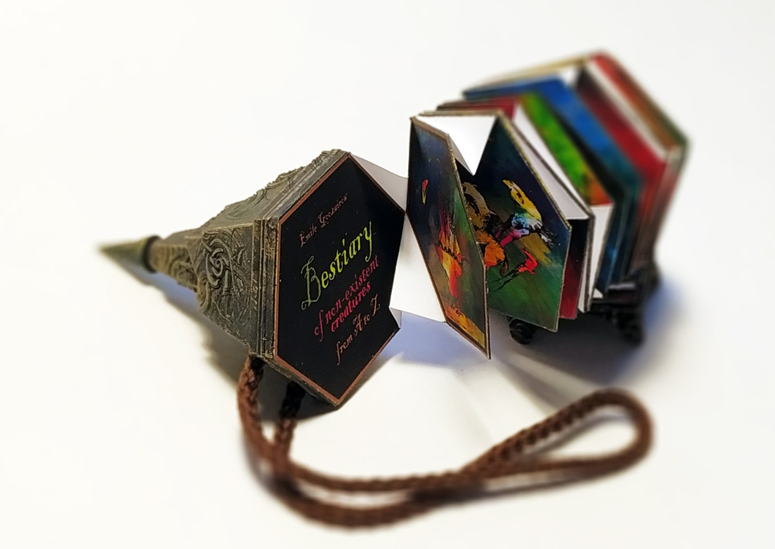 Mini Book bestiary of Non-existent Creatures | Etsy