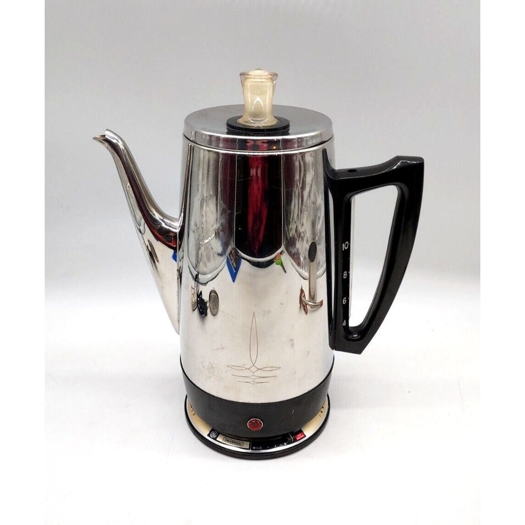 Vintage GE General Electric 10 Cup Coffee Percolator Pot - Etsy