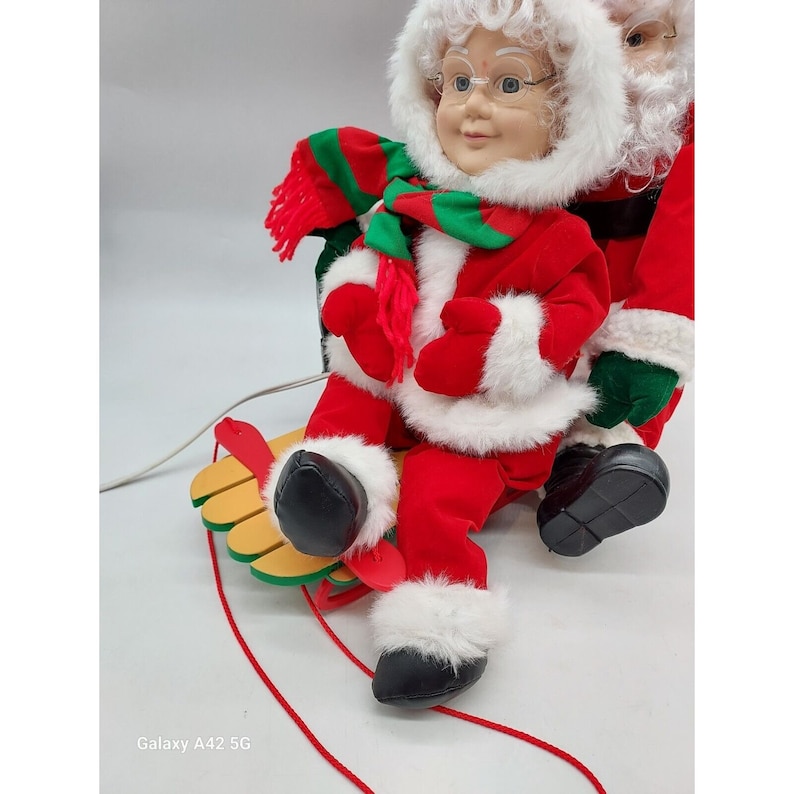 Animated Moving Santa and Mrs Claus 18 Tall Christmas - Etsy