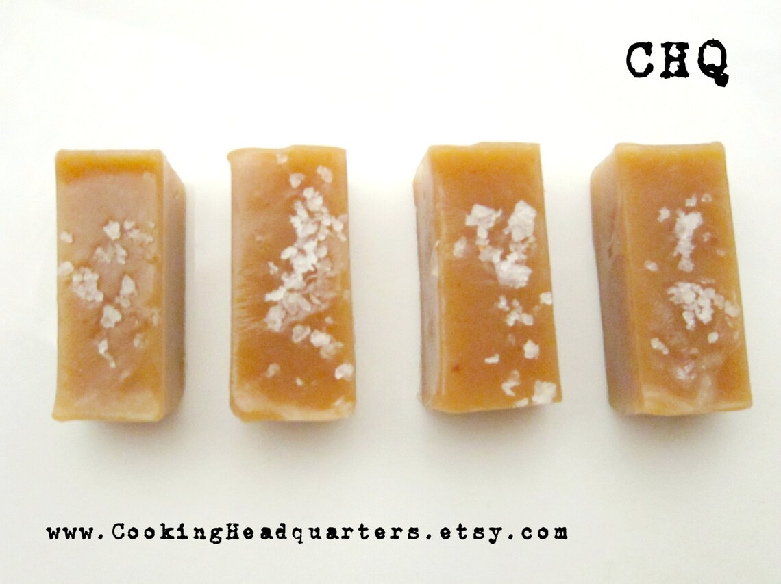 Soft Salted Caramel Chews Recipe Homemade Caramels Chewy Carmel Candy ...