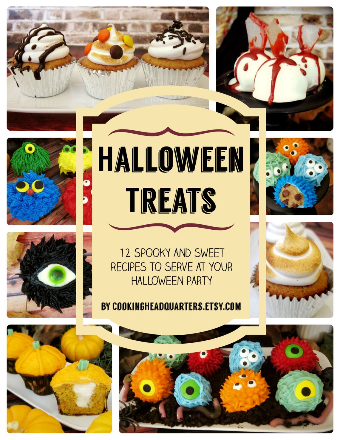 Halloween Treats Cookbook Spooky Funny Homemade Desserts Truffles Candy ...