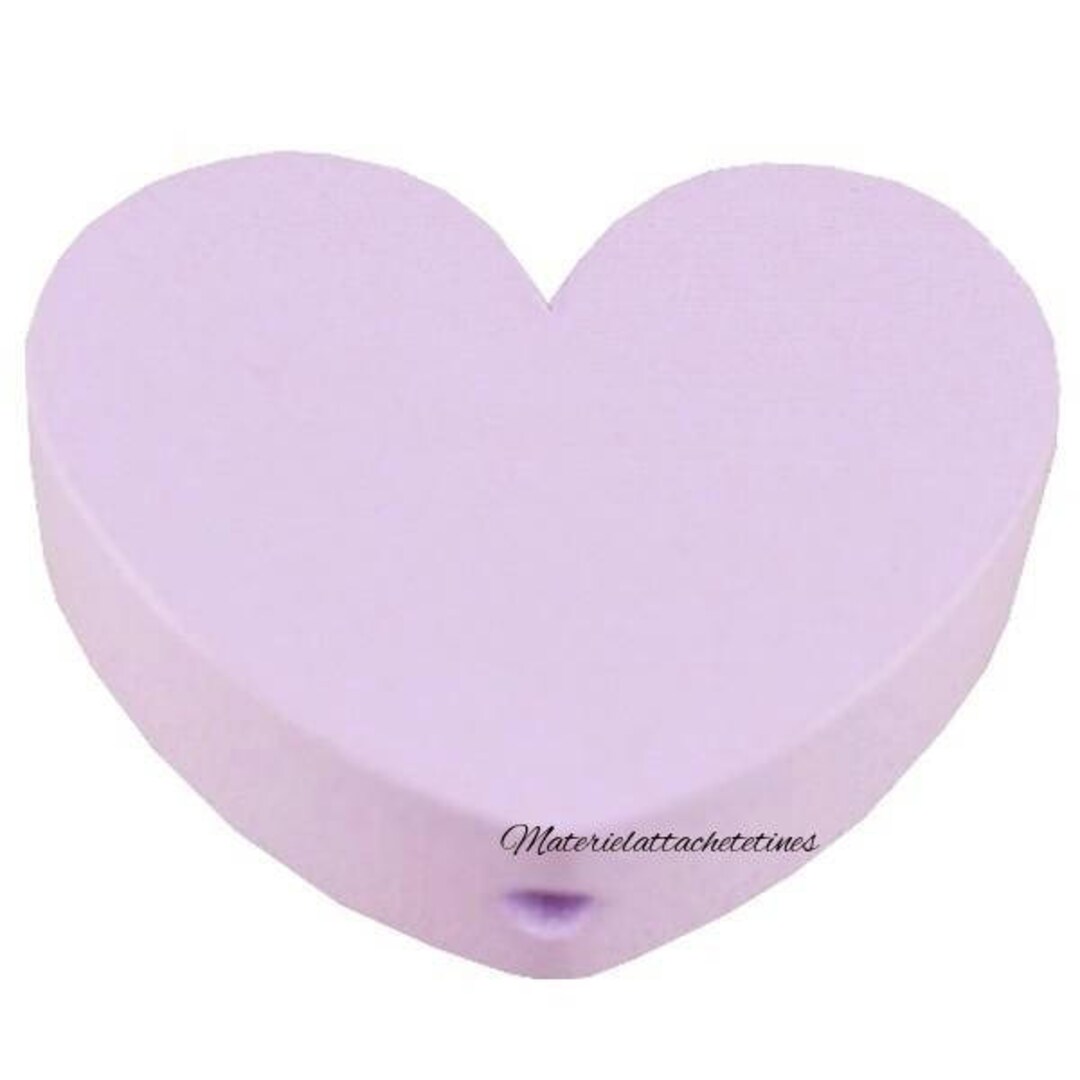 Wood Bead Heart Pacifier, Pacifier, Rattle - Etsy