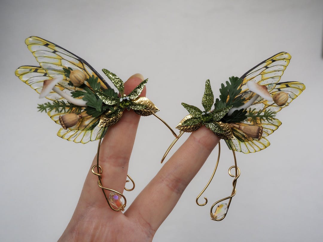 OOAK Winged Elf Ears Autumn - Etsy