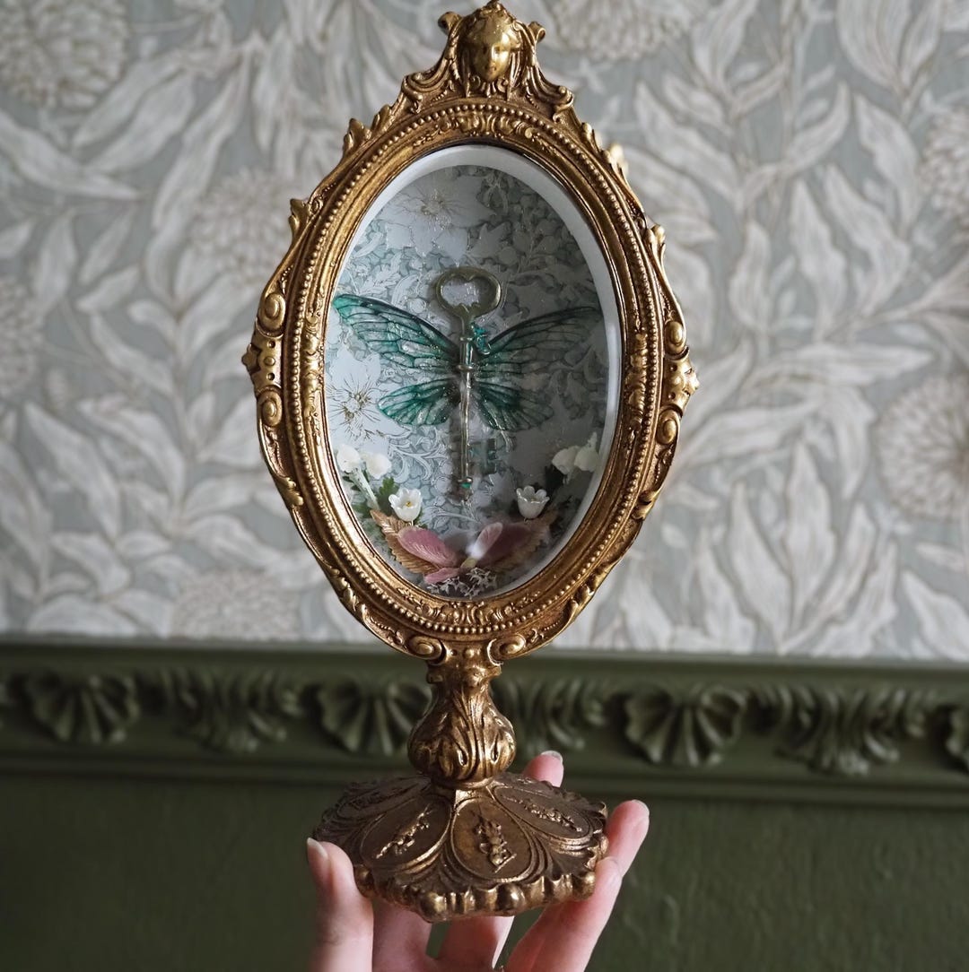 OOAK Baroque Fairy Frame Flying Key - Etsy