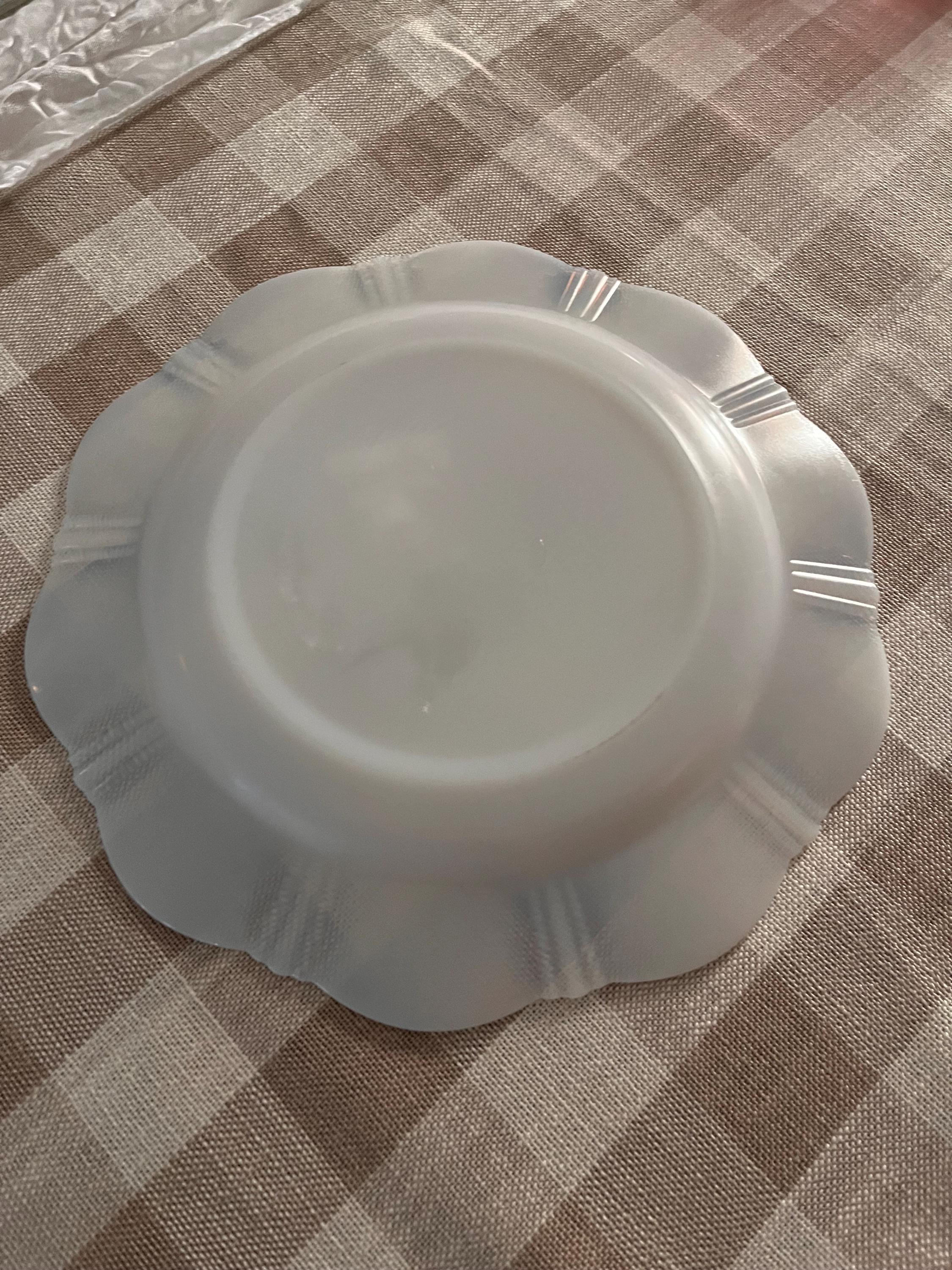 Macbeth Evans Milk Glass Plate - Etsy