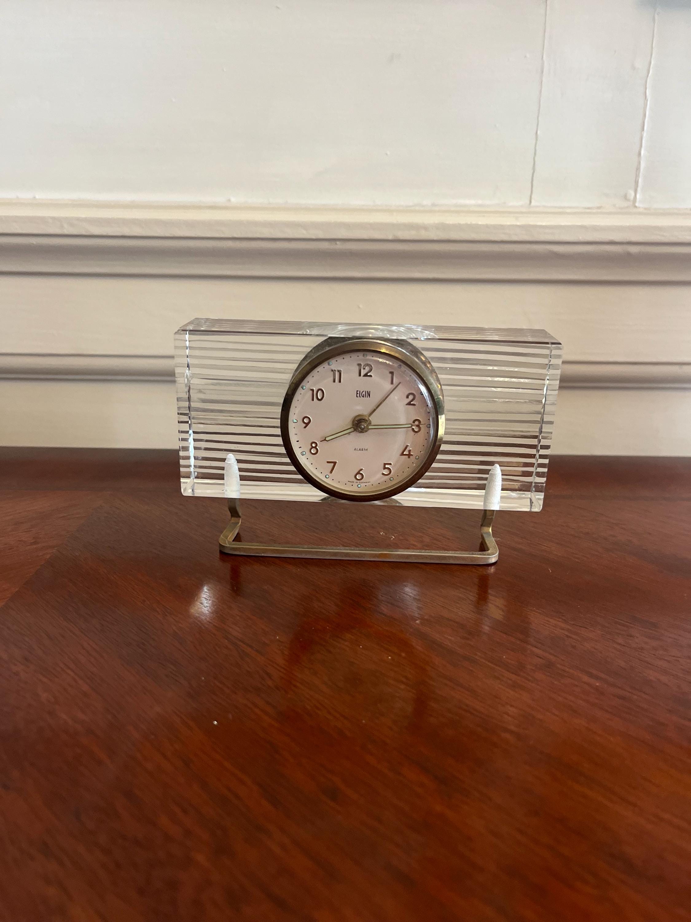 Elgin Mid Century Modern Desk Clock - Etsy