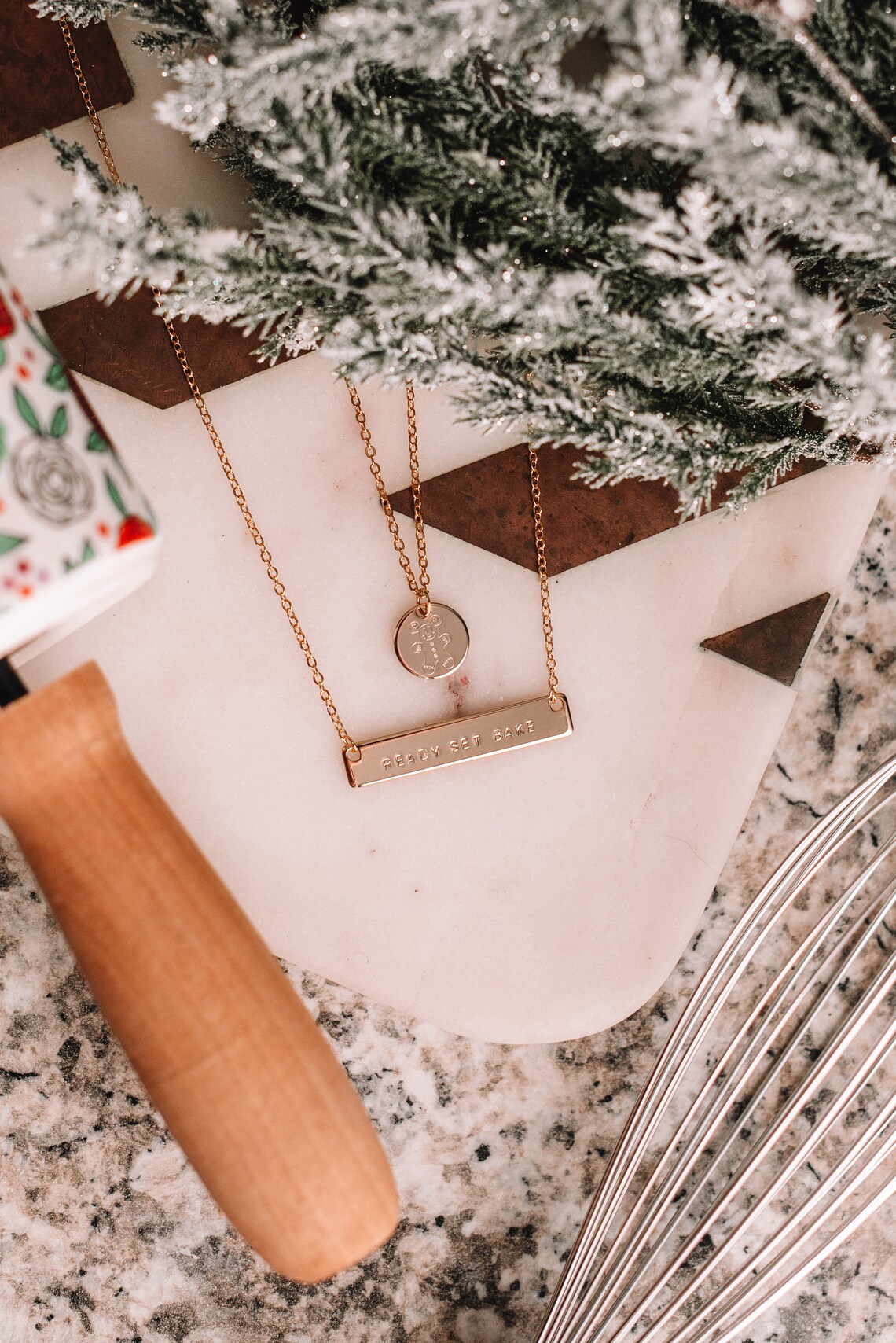 Ready Set Bake! Necklace Set, Gingerbread Mouse Necklace, Great British ...