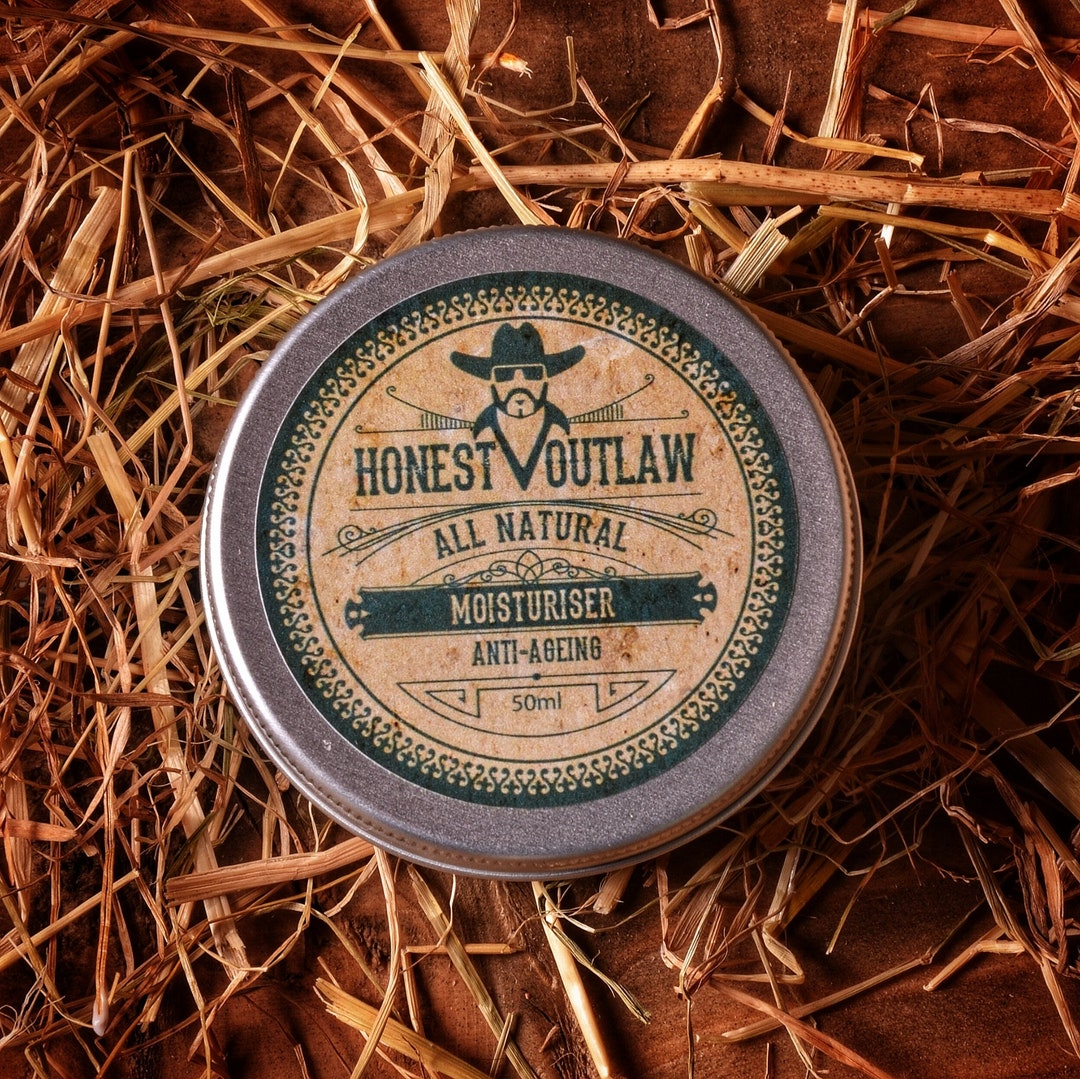 Honest Outlaw Mens Anti-ageing Skin Moisturiser Moisturizer All Natural ...