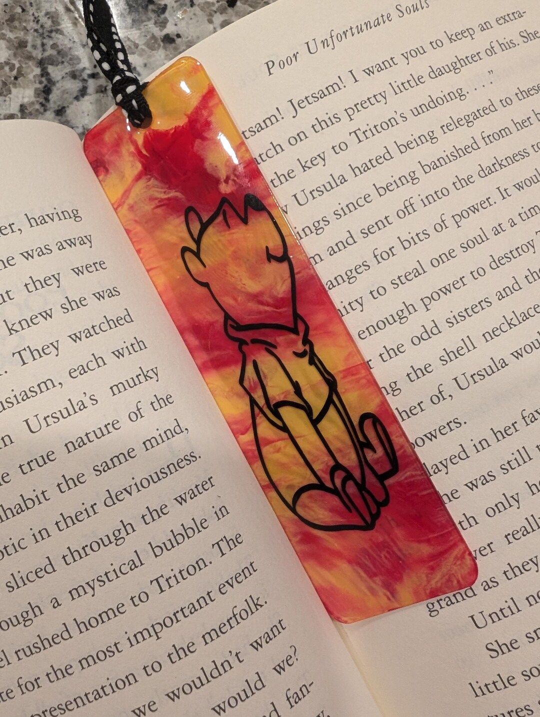 Resin Winnie-the-pooh Bookmark: Acrylic Book Page Marker - Etsy