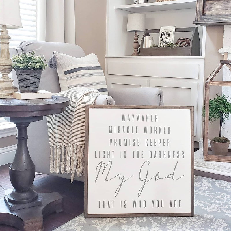 Way Maker Sign - Etsy