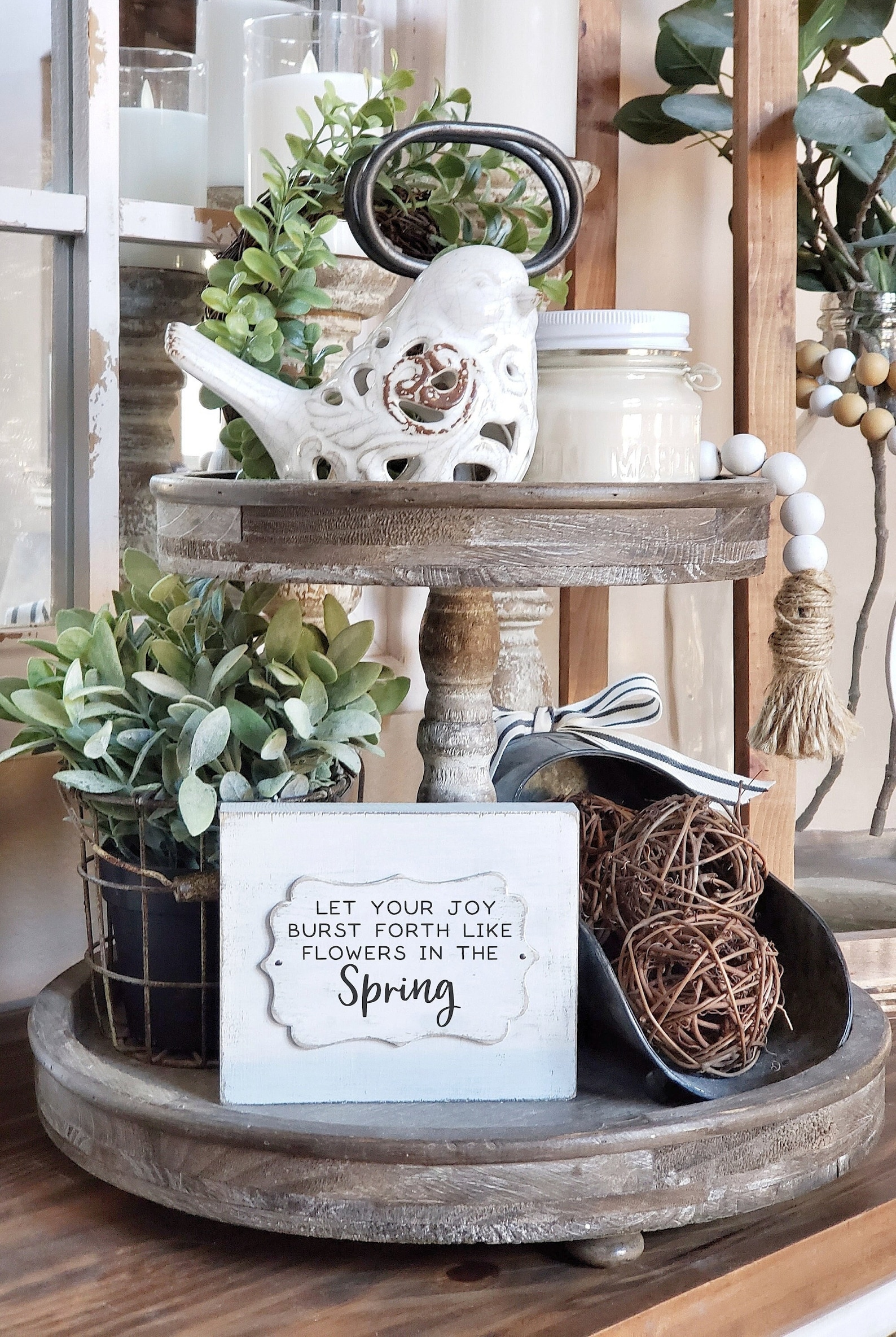 Let Your Joy Burst Forth Shelf Sitter Sign Tiered Tray Sign - Etsy