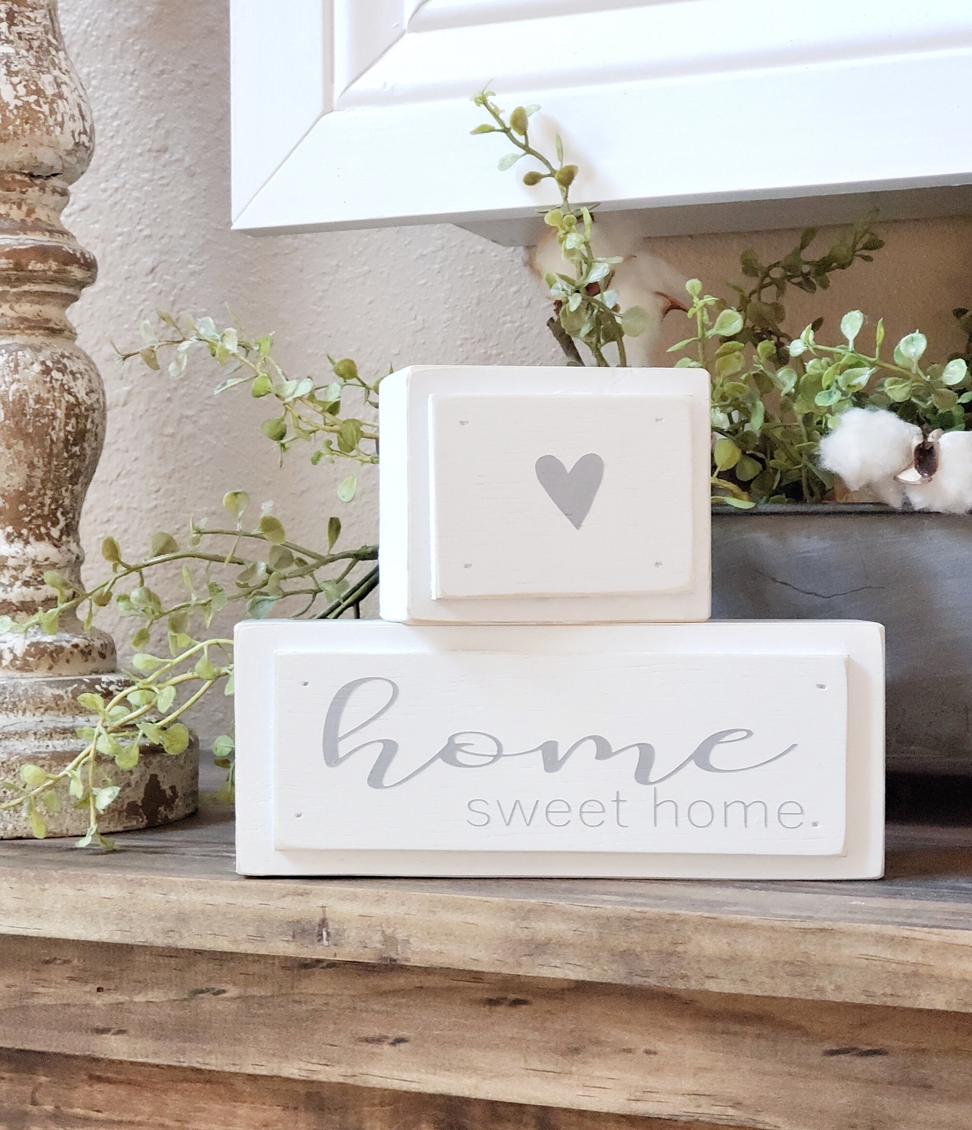 Happy Easter Stacked Block Set | Block Sign | Shelf Sitter Sign ...