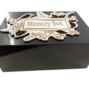Memory Box, Cards in Memory of a Loved One; Holds Funeral Cards ...