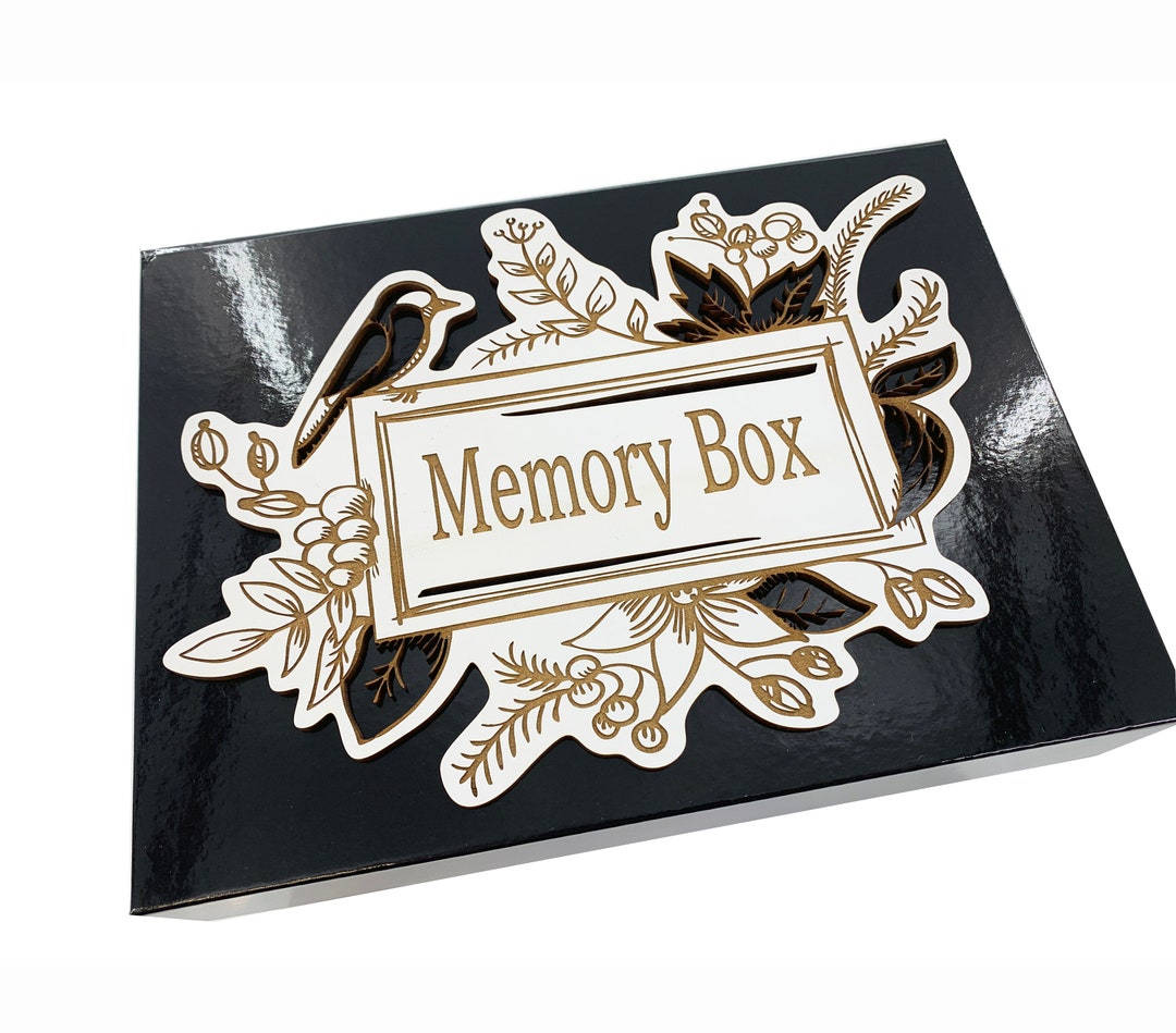 Memory Box, Cards in Memory of a Loved One; Holds Funeral Cards ...