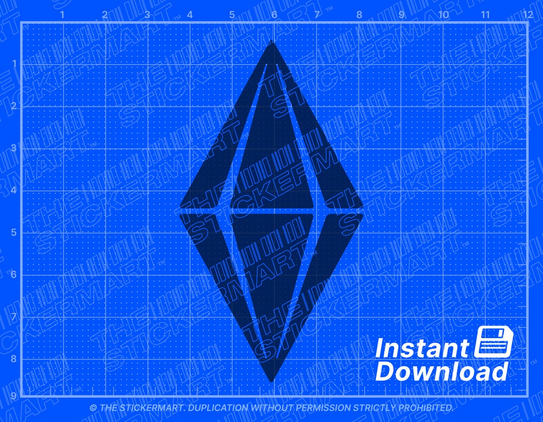 Plumbob File Download for Custom Design DIY Gamer Gifts Green - Etsy