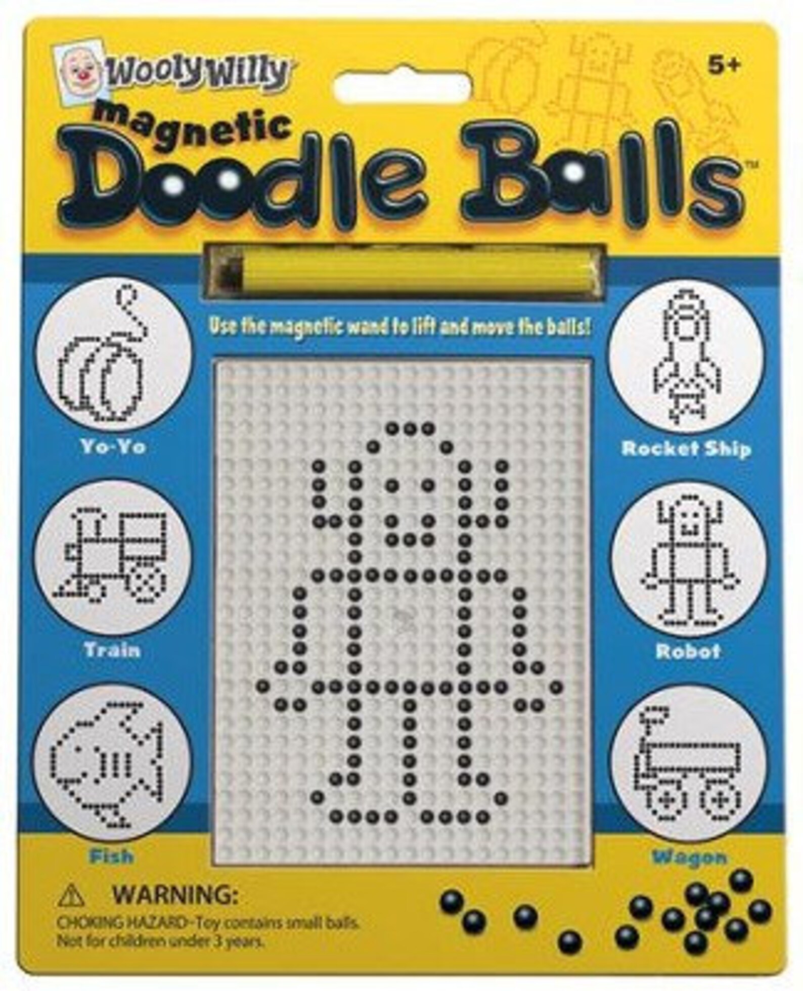 The Original Wooly Willy Magnetic Doodle Balls Novelty Toy | Etsy