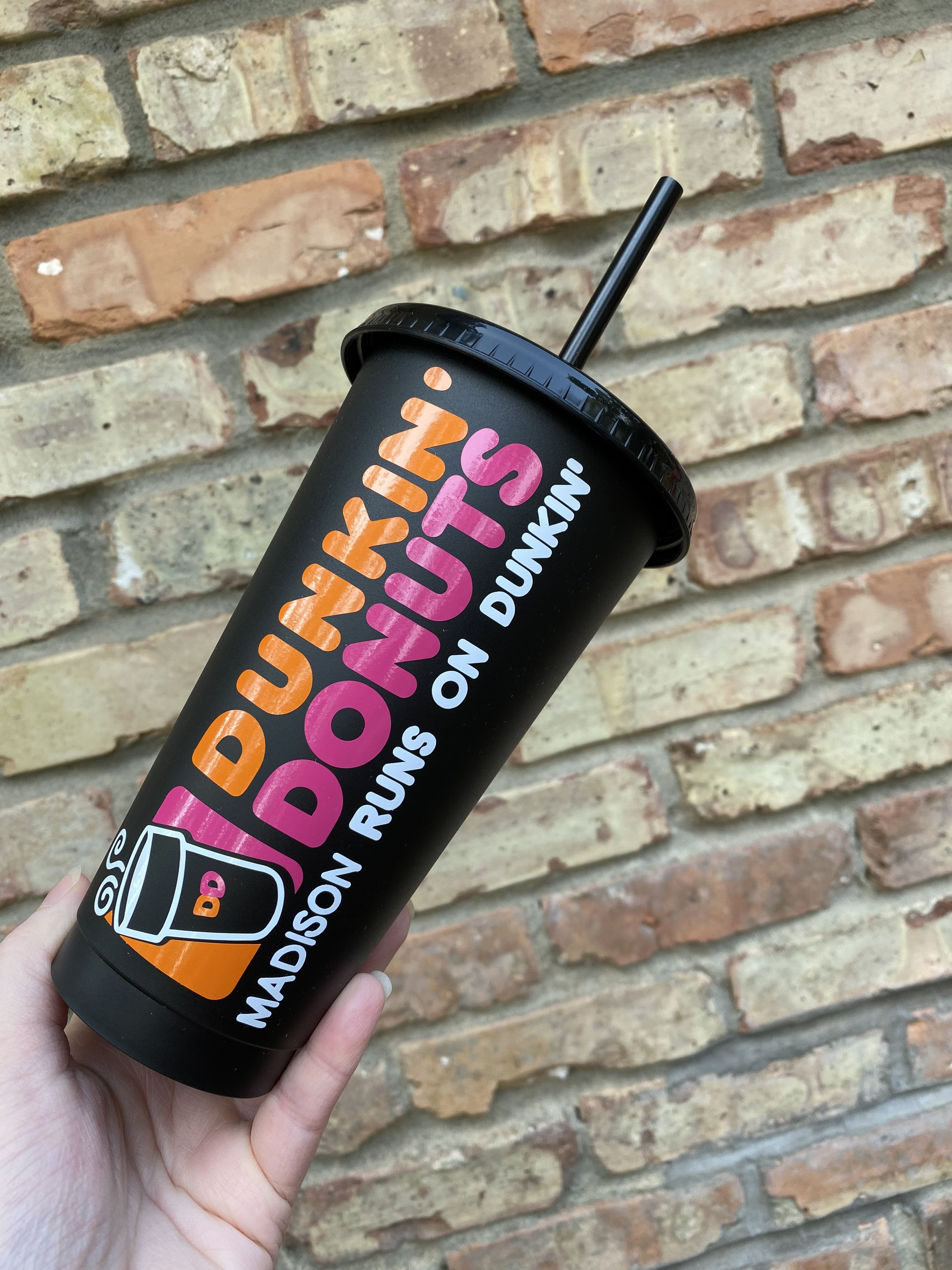 Personalized Dunkin Donuts Cup Dunkin Donuts Tumbler Dunkin - Etsy