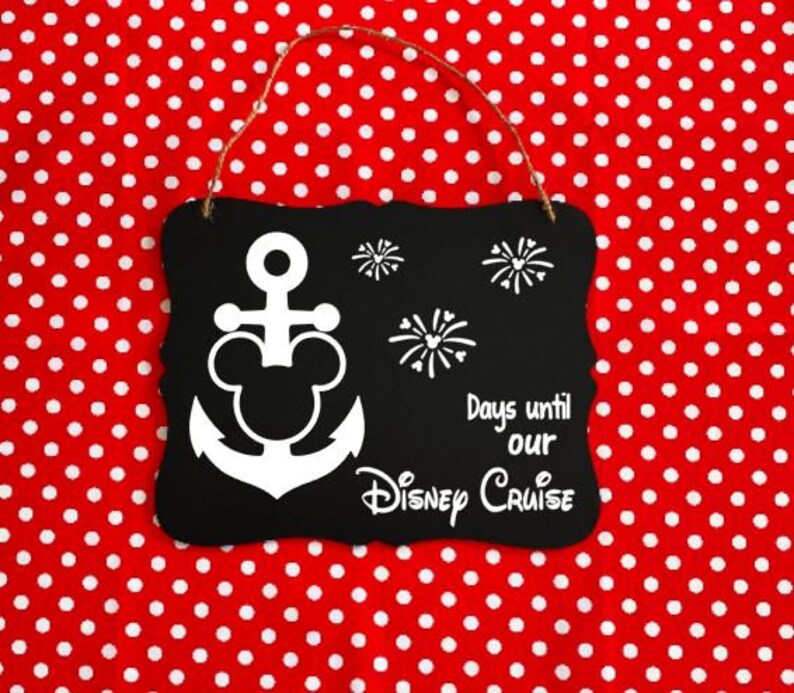 Disney Chalkboard, Disney Countdown Sign, Minnie Mouse Countdown, Days ...