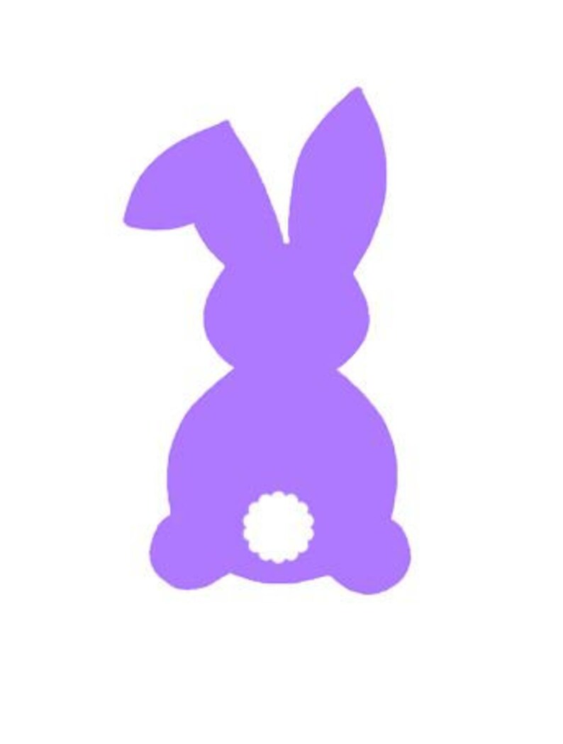 Easter Bunny Vinyl Decal // Easter Decal // Easter Projects // - Etsy