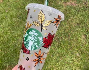 Fall Starbucks Cup | Etsy