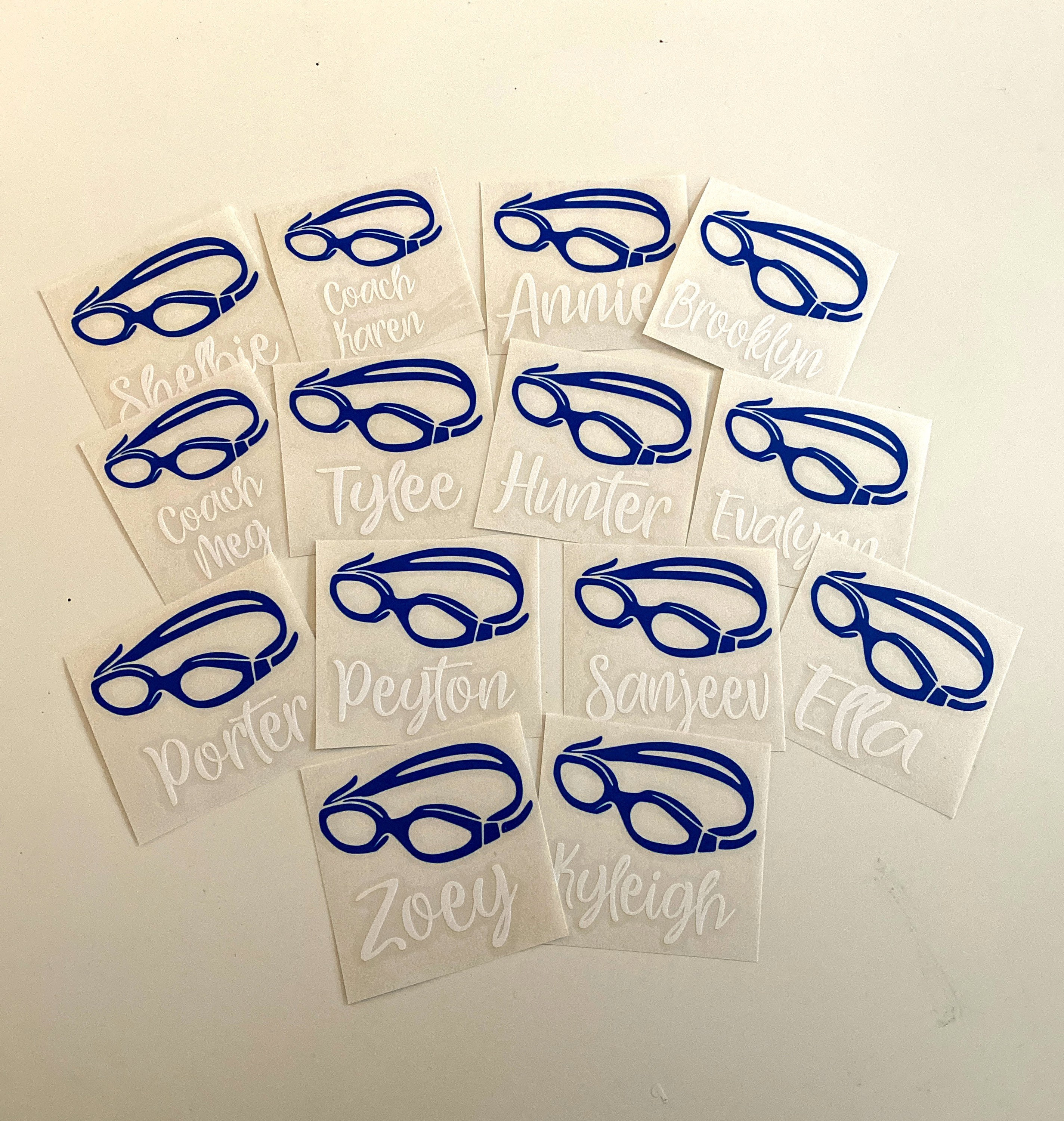 Swim Decal / Swim Monogram / Swim Team Decals / Swim Team - Etsy