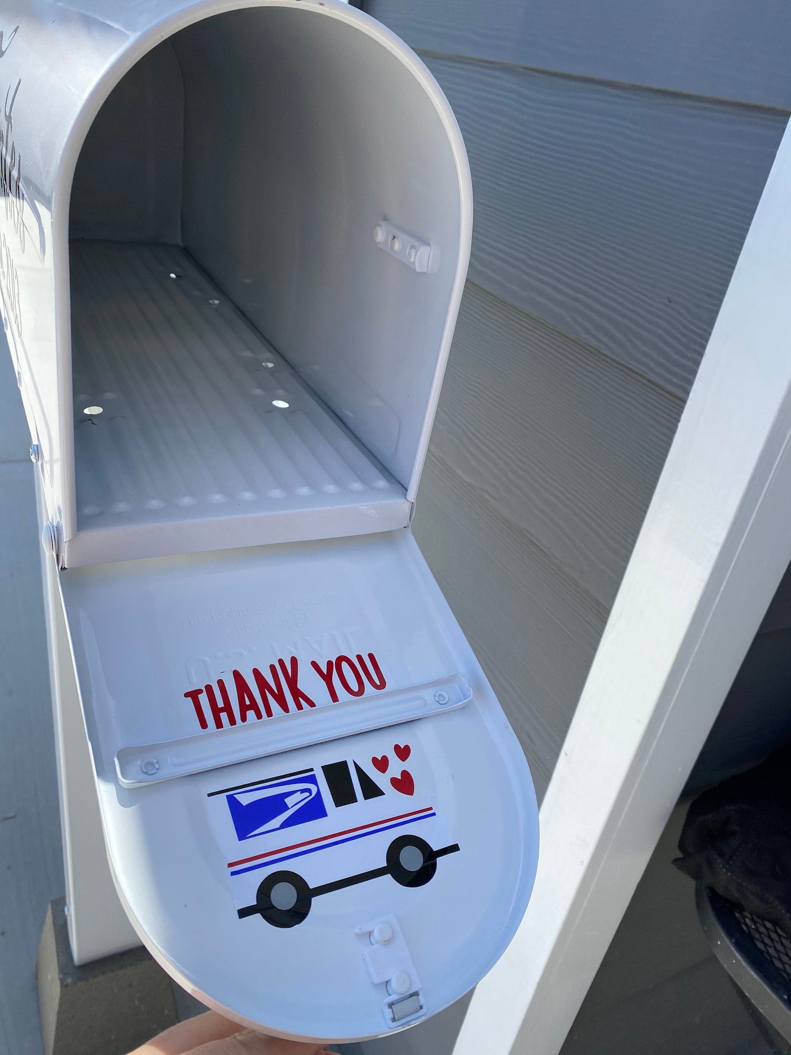 Thank You Mailbox Decal / Mailman Decal / Mailbox Decal / | Etsy