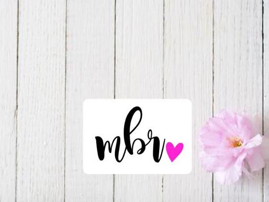 Lowercase Monogram // Monogram Decal // Monogram Car Decal // | Etsy