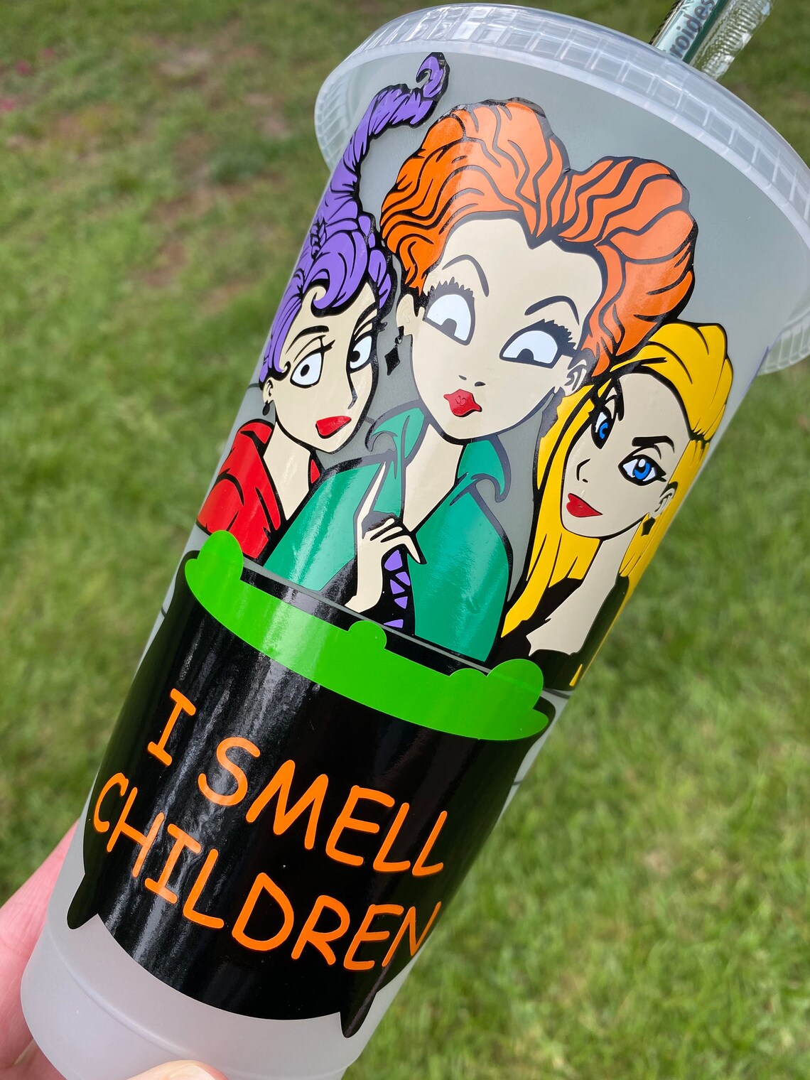 Hocus Pocus Starbucks Venti Reusable Cup Hocus Pocus - Etsy