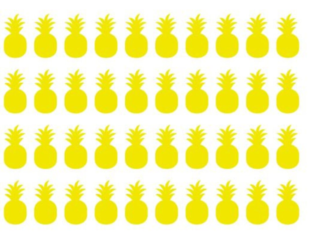 Pineapple Tan Decals // Tanning Stickers // Tanning Bed Stickers ...