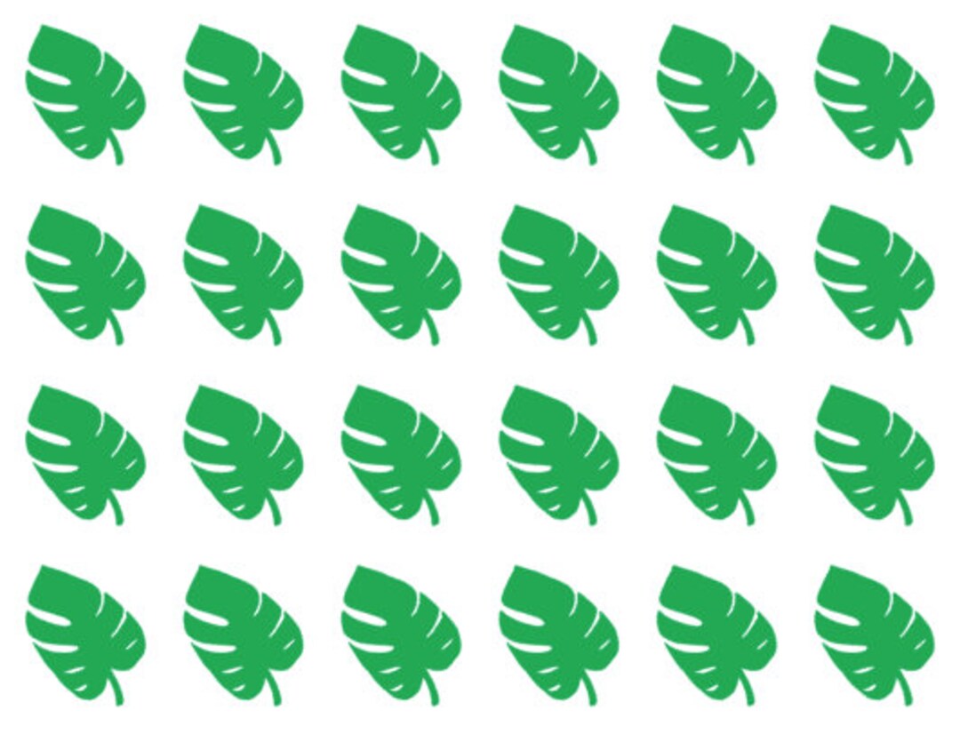 Tropical Leaf Tan Decals // Tanning Stickers // Tanning Bed Stickers ...