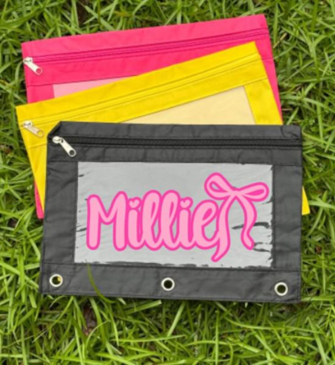 Coquette Pencil Pouch / Personalized Pencil Bag / Pencil Pouch ...