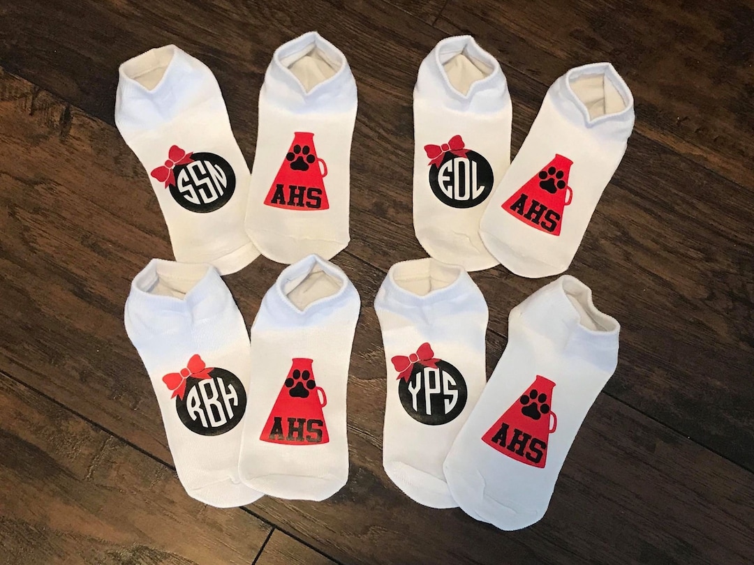 Cheerleading Socks / Good Luck Socks / Homecoming Gifts / Cheer Socks ...