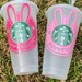 Easter Starbucks Cup, Easter Tumbler, Starbucks Cup, Personalized ...