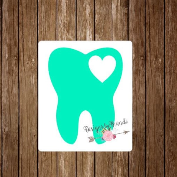 Tooth Decal - Etsy