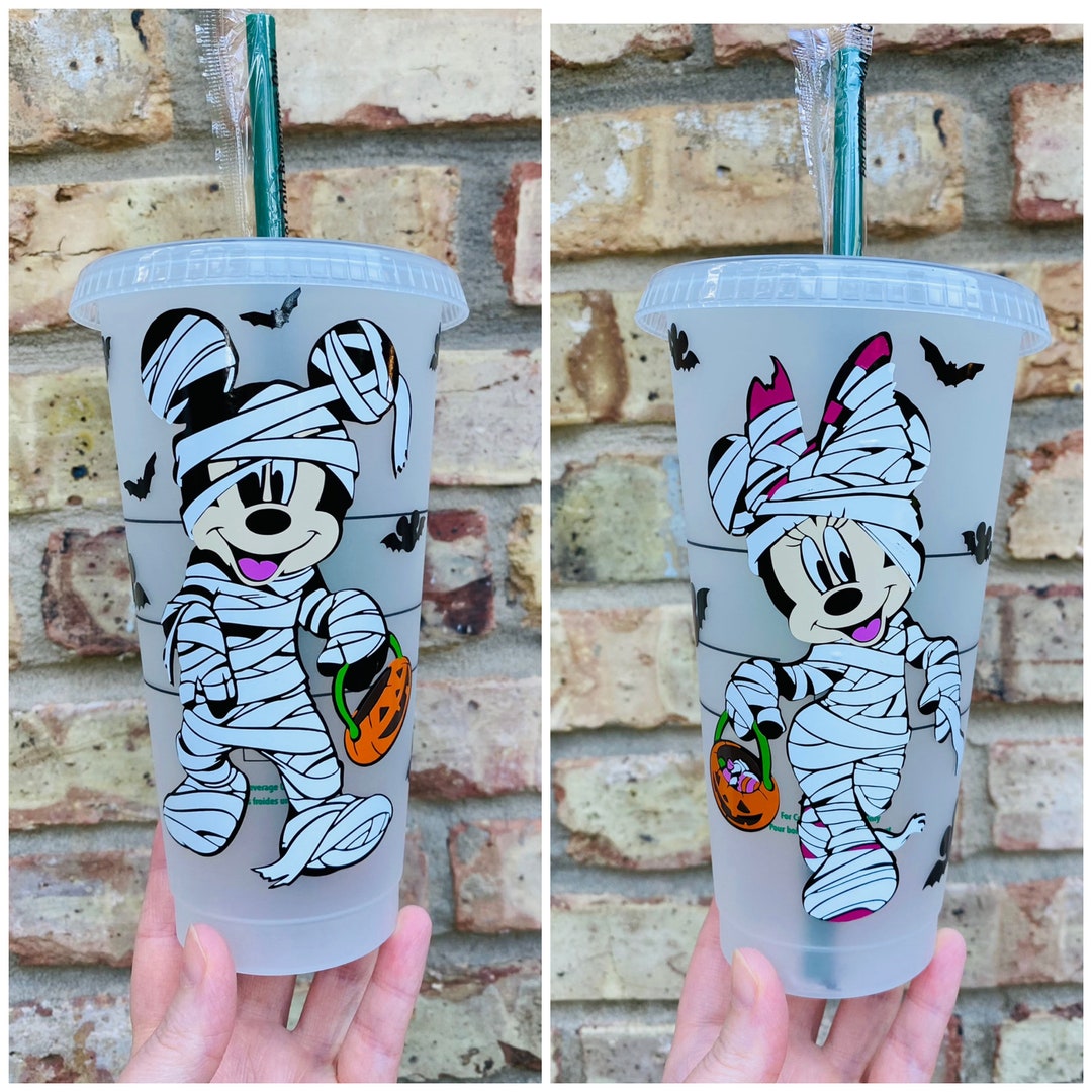 Mickey and Minnie Mummy Halloween Cup, Mummy Cup, Halloween Disney ...