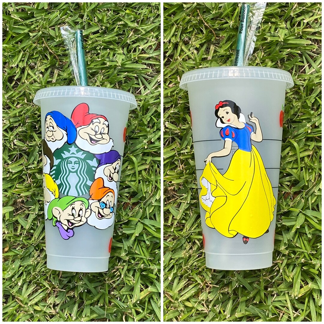 Snow White Starbucks Cup, Snow White and the 7 Dwarfs Personalized Cup ...