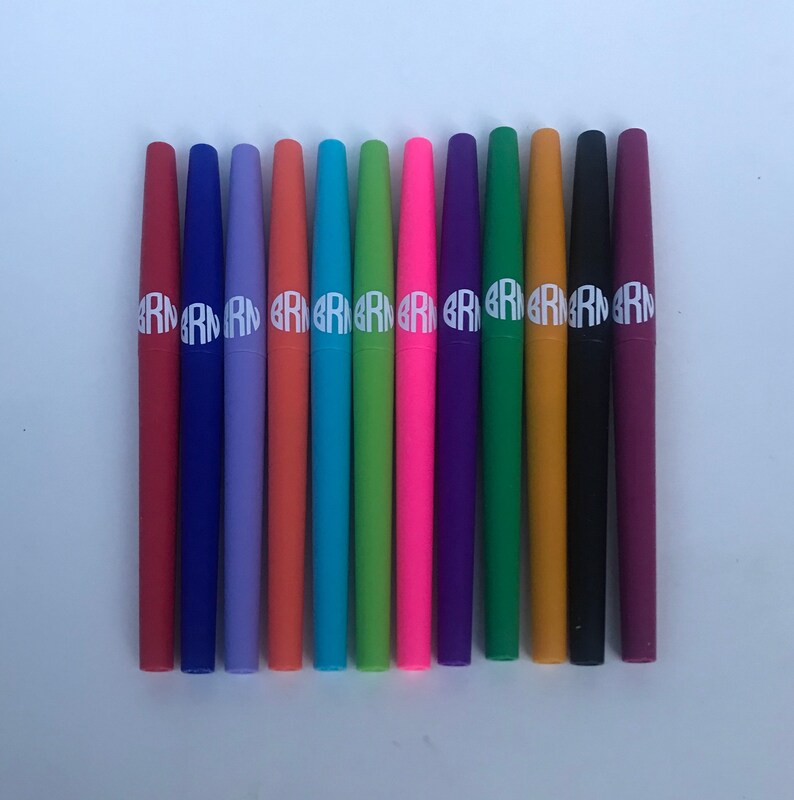 Monogram Pen Decals Set of 20 Decals / Monograms for Pens / - Etsy