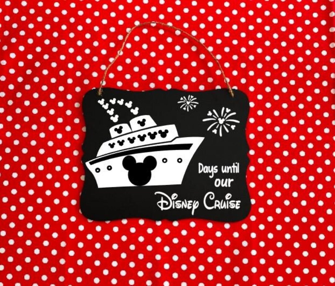 Disney Chalkboard, Disney Countdown Sign, Minnie Mouse Countdown, Days ...