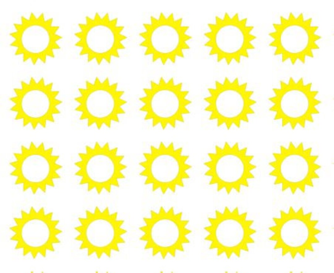 Sun Tan Decals // Tanning Stickers // Tanning Bed Stickers // Tanning ...