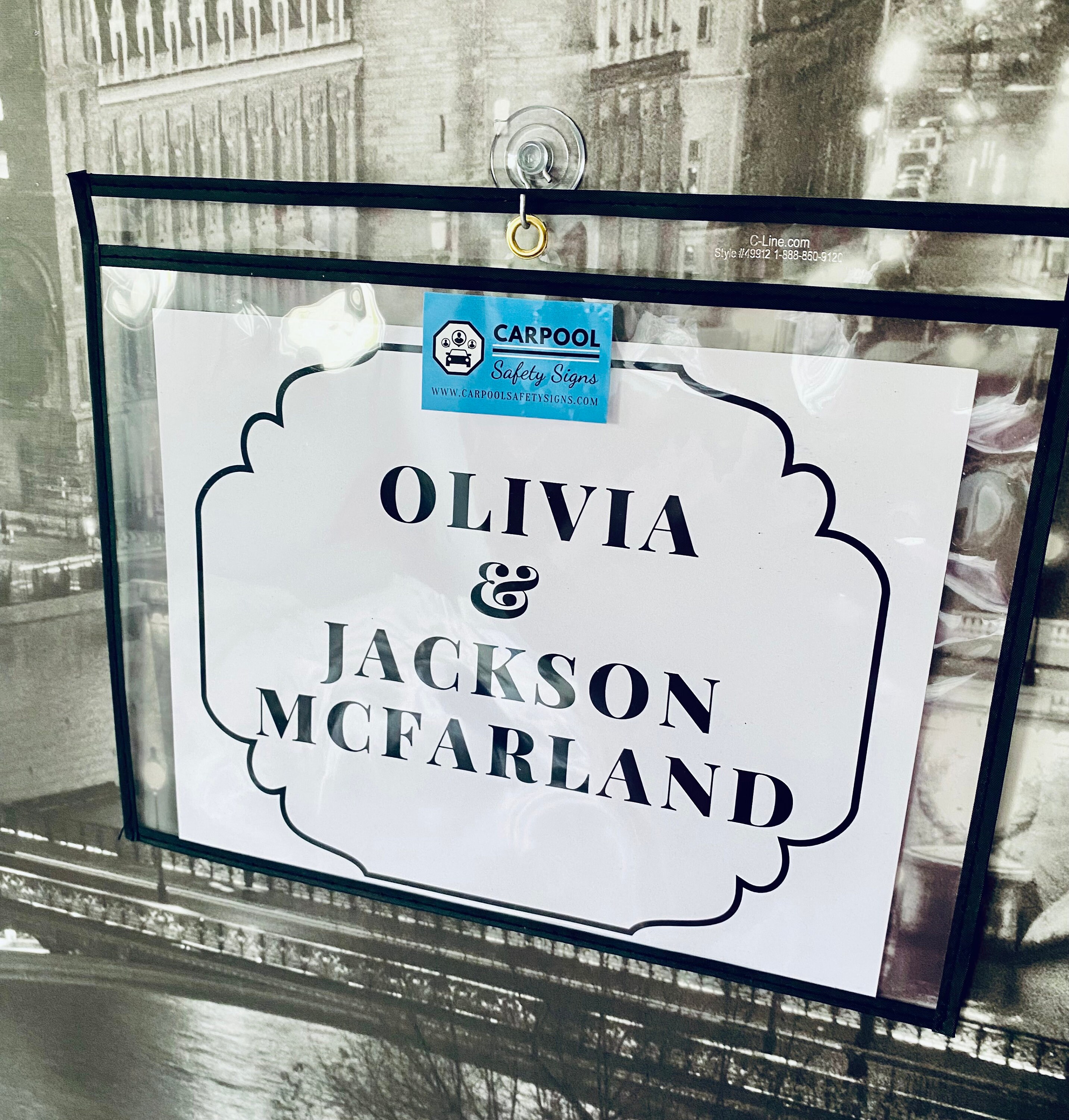 Car Rider Tags Carpool Tags Rearview Mirror Sign Car Signs Personalized ...