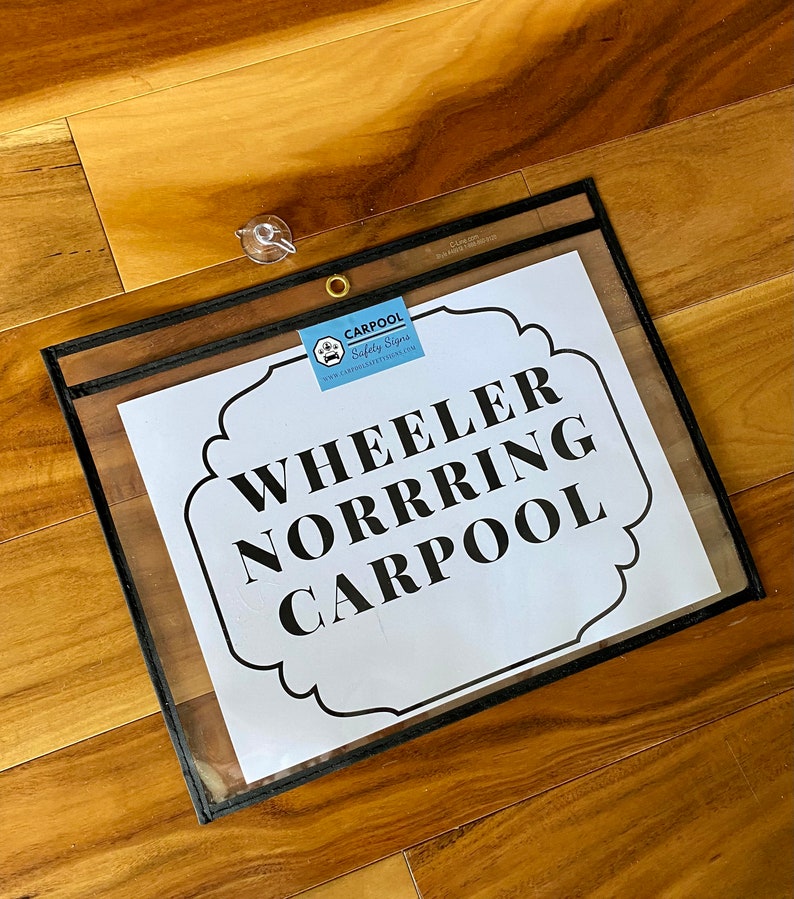 Car Pool Signs Carpool Lane Sign Carpool Pick up After School Sports ...