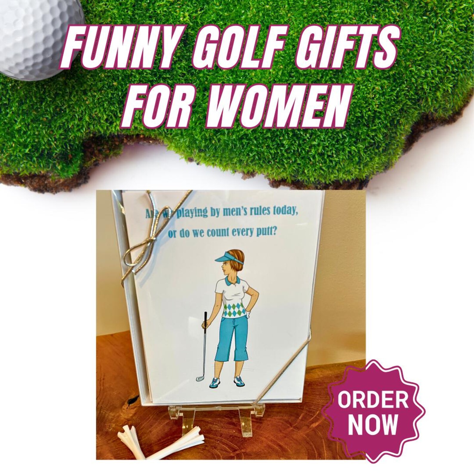 Golf Cards, Golf, Note Cards, Ladies Golf Note Cards, Women, Blank Note ...