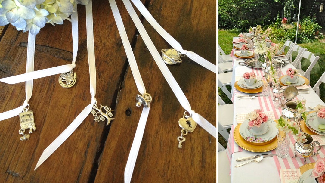 Wedding Cake Pulls Set of 16 Cake Charms for Wedding Tradition - Etsy